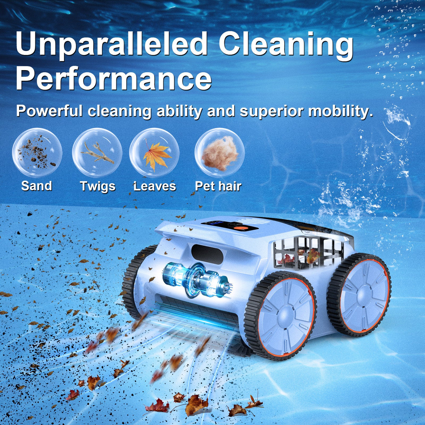 Seauto 2025 SAT20 Robotic Pool Vacuum